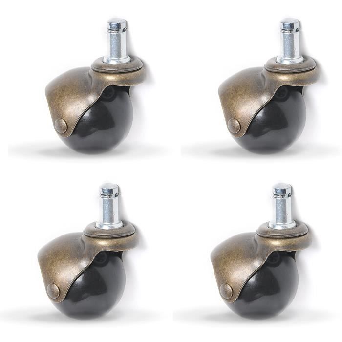 Roulettes pour Meubles,Roulettes a boule arrondie,11X22mm,can Rotation ... Roulettes pour Meubles,Roulettes a boule arrondie,11X22mm,can Rotation ...