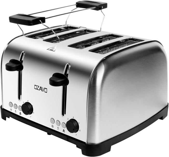 Grille-Pain, Toaster Multifonction Extra Larges Avec Controle De ...