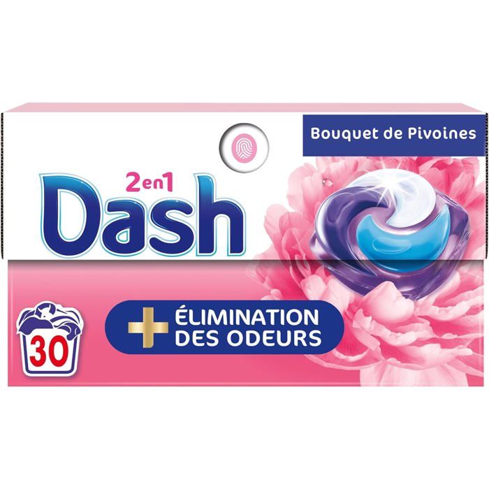 2en1 PODS, Lessive En Capsule, 30 Lavages, Bouquet de pivoines, PLUS DE ...