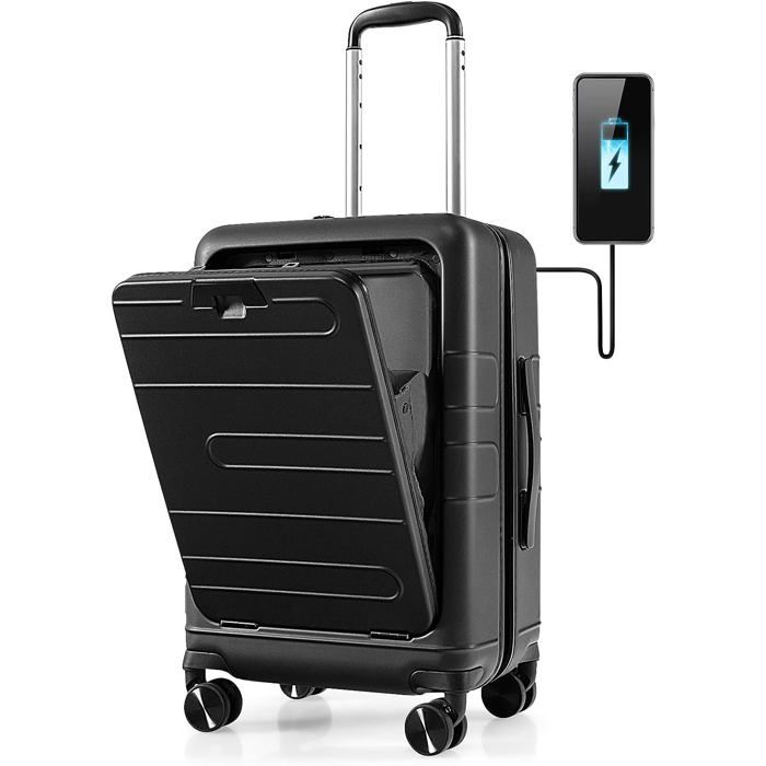 DREAMADE 20" Valise à Main Extensible en PC avec Poche Avant, Cadenas ...