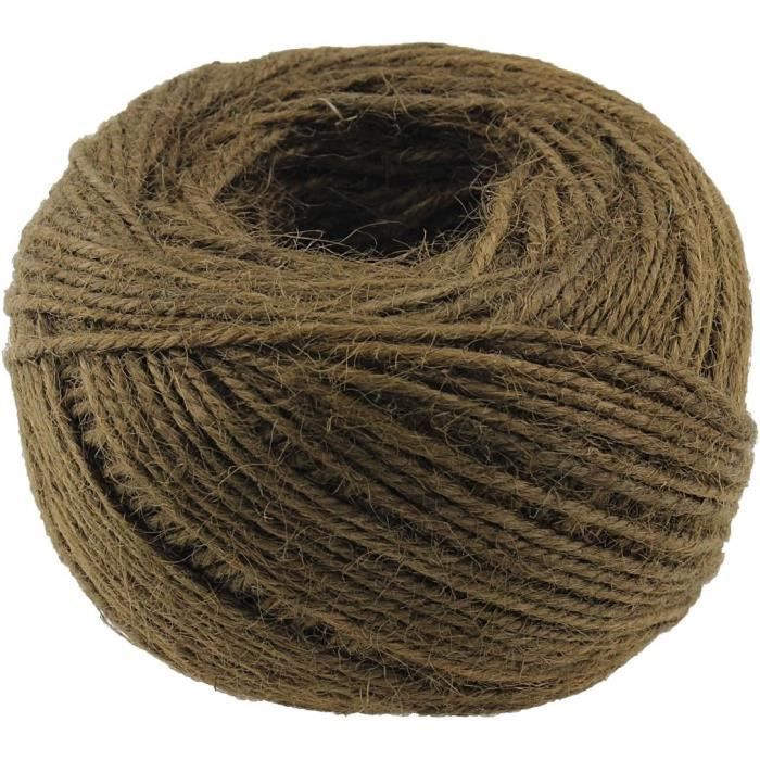 328 Feet Naturel Jute Ficelle Corde Chanvre Forte Corde Corde Épaisse ...