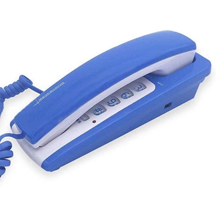 Téléphone Fixe Hôtel Petit téléphone Téléphone Filaire Téléphone Mural ...