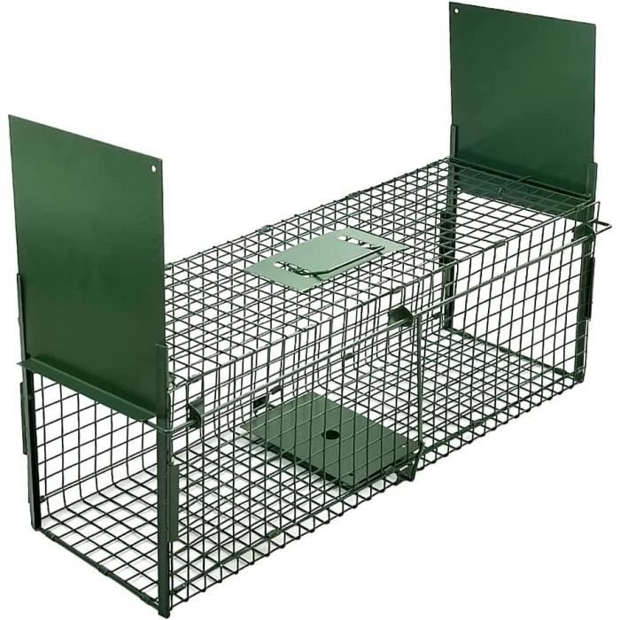 AJW-Piège à Fouine Vivant Piège à Rat Métal Piège Réutilisable Pliable ...