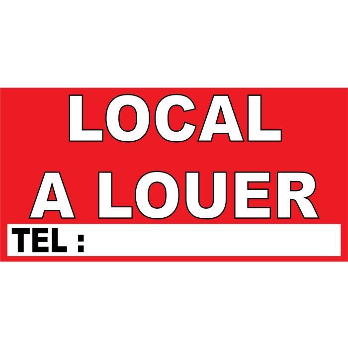 Banderole "LOCAL A LOUER " - Cdiscount Beaux-Arts et Loisirs créatifs