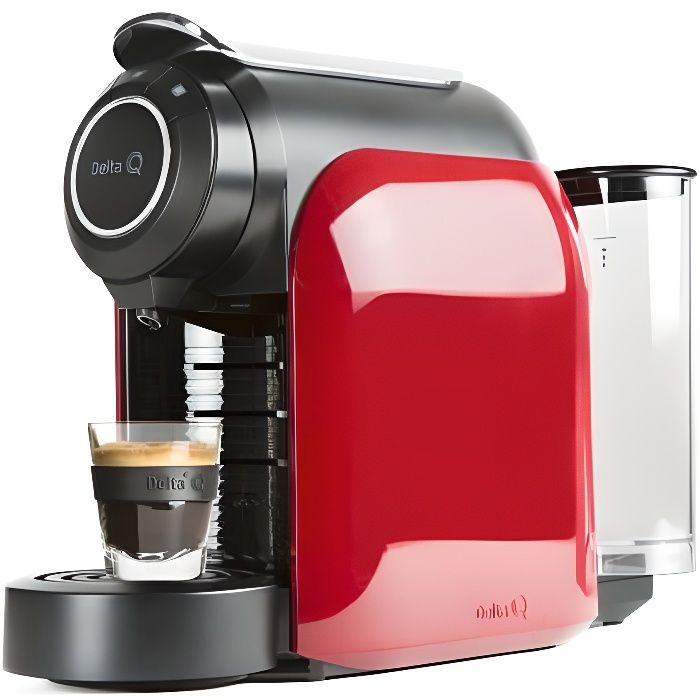 Machine à café - Delta Q - Qool Evolution - Rouge - Compatible capsules ...