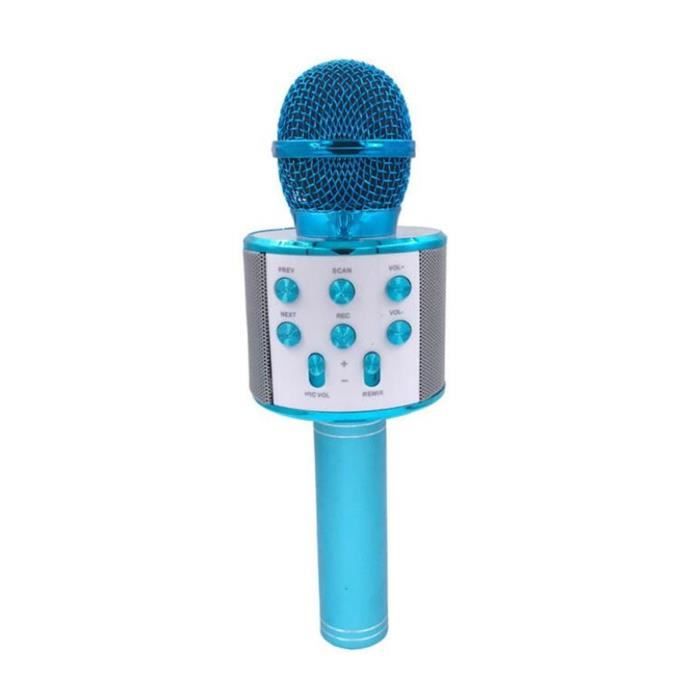 E Microphone portatif sans fil Bluetooth Microphone Portable karaoké ...