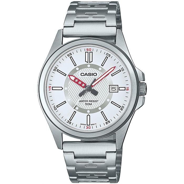 Montre Casio - Hommes - MTP-E700D-7EVEF - Acier inoxydable - 38mm ...