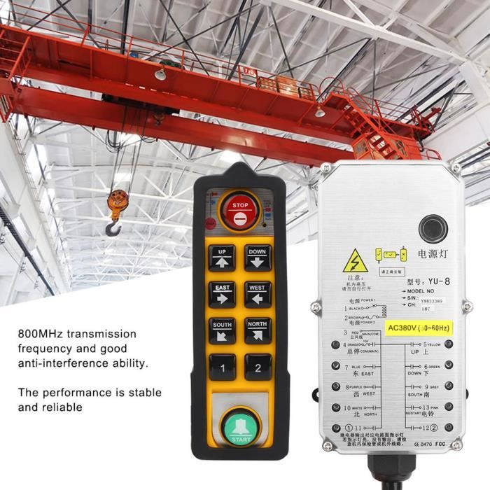 Cikonielf Télécommande Radio De Grue Cikonielf Contrôleur De Levage