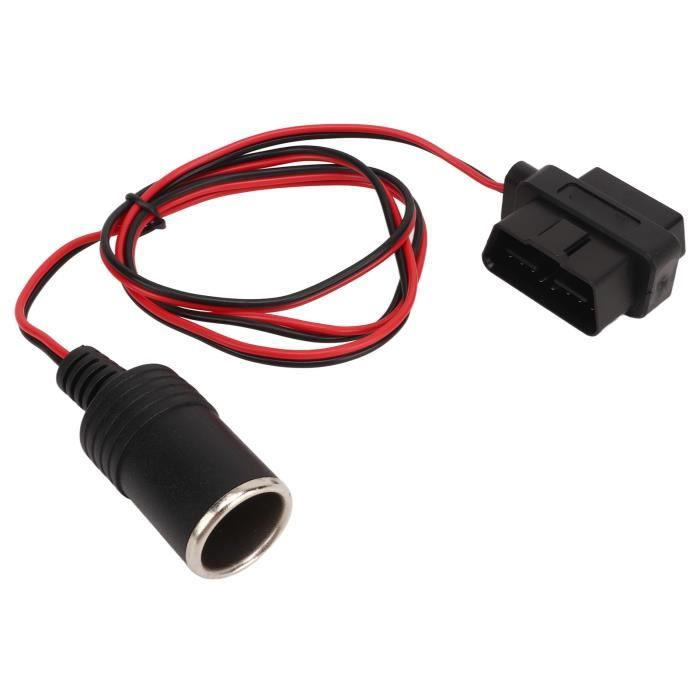 Adaptateur de prise allume-cigare - DILWE - OBD2 - 16 broches - Étanche ...