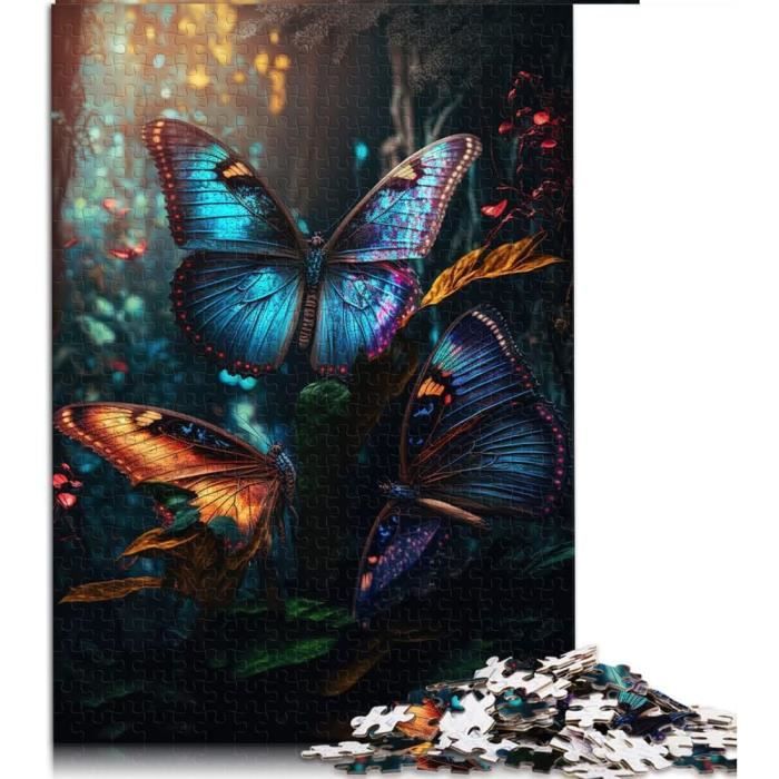 500 Pièces Puzzle Jeux Éducatifs Papillon Puzzle Pour Adultes Puzzles ...