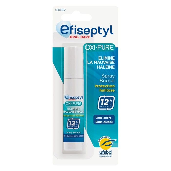 Spray Buccal Protection Halitose Oxi-Pure - Efiseptyl - Haleine Fraîche ...