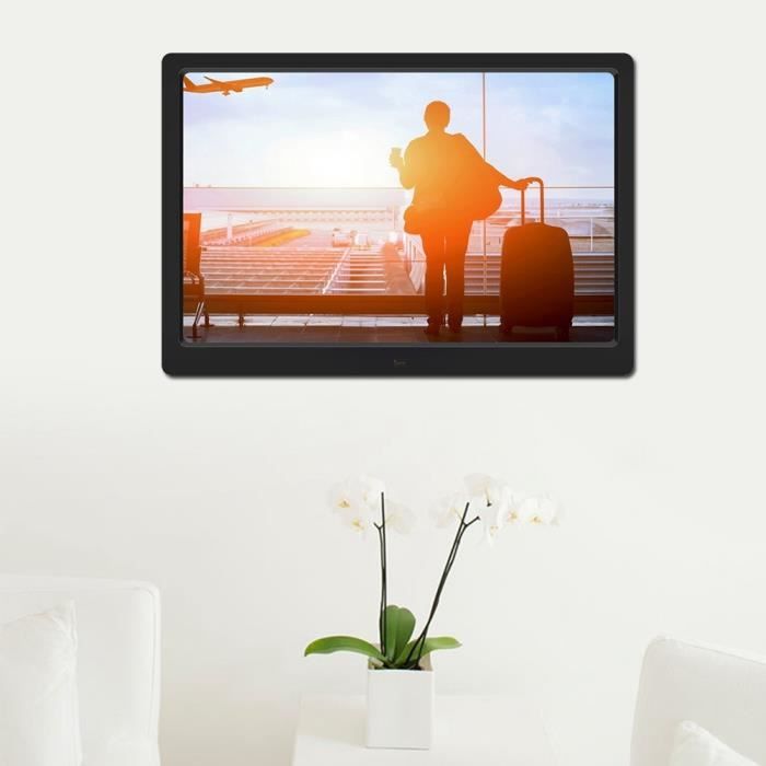 Cadre photo numérique - EJ.LIFE - 15.4 pouces - Écran HD 1920x1080 ...