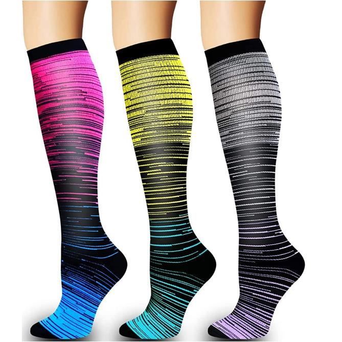 Chaussettes de Compression Bas de Contention Homme Bas de Contention ...