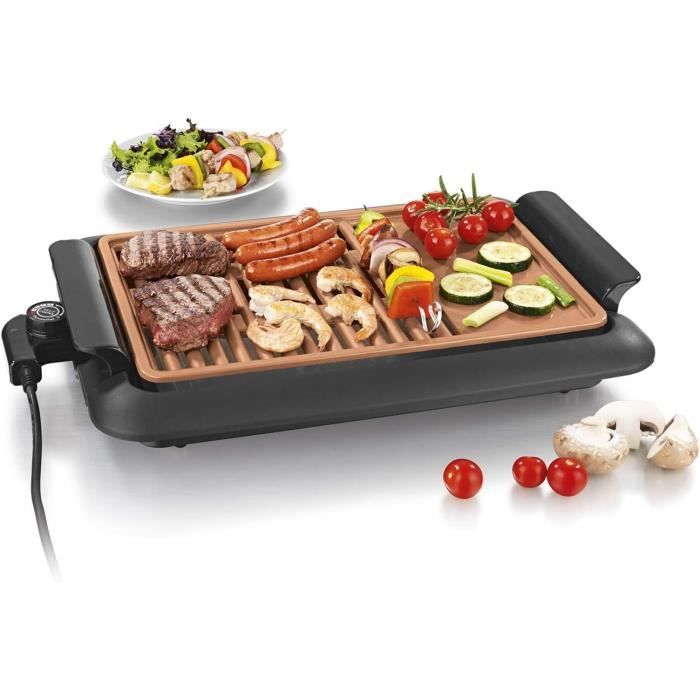 Grille Électrique De Table, Sans Fumée| Grille Électrique Avec 2 ...