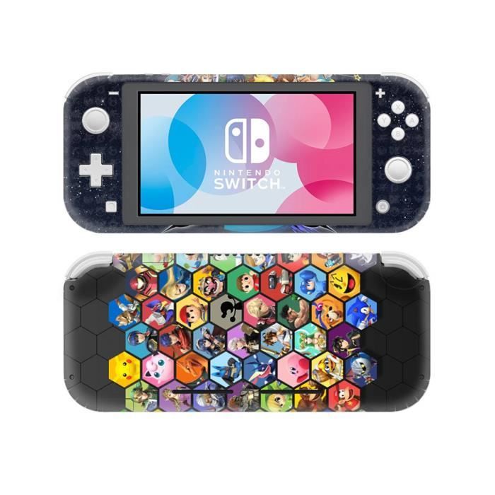 Sticker pour Nintendo Switch Lite, Super Smash Bros Autocollant Skin ...