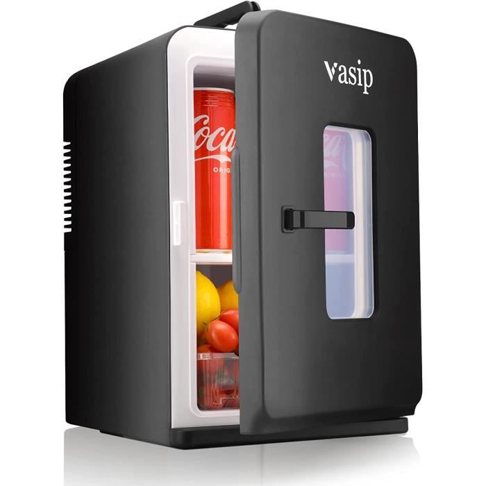 Mini Frigo de Chambre, 15L-21 Canettes 330ml, Vasip Petit Frigo ...