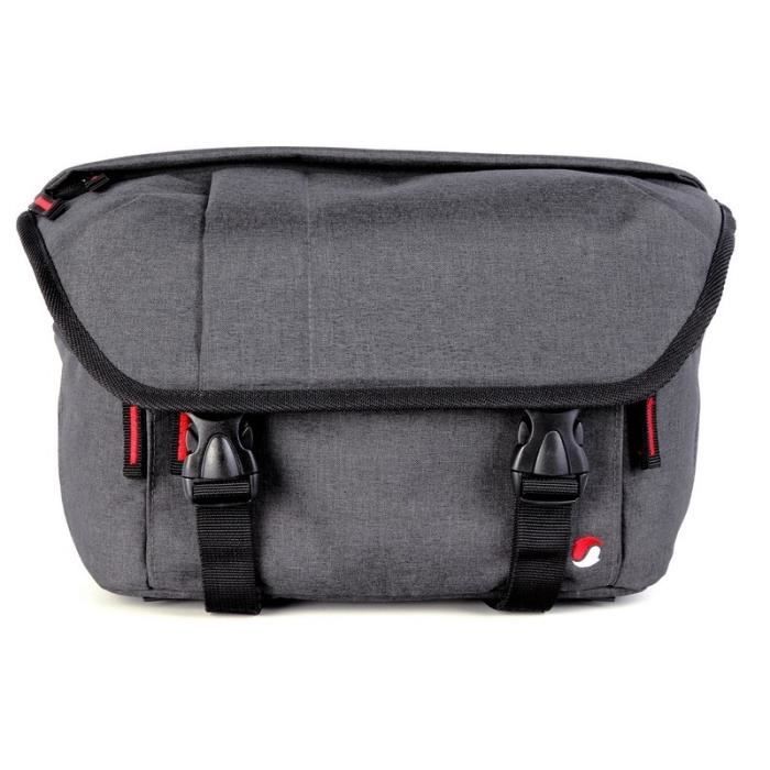 Sac d'épaule photo - ABERDEEN20 - Tissu gris - Insert pour hybride ...