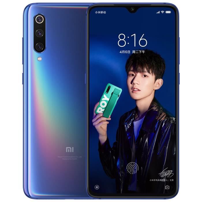 Xiaomi Mi 9 Smartphone 8Go + 128Go Bleu - Cdiscount Téléphonie