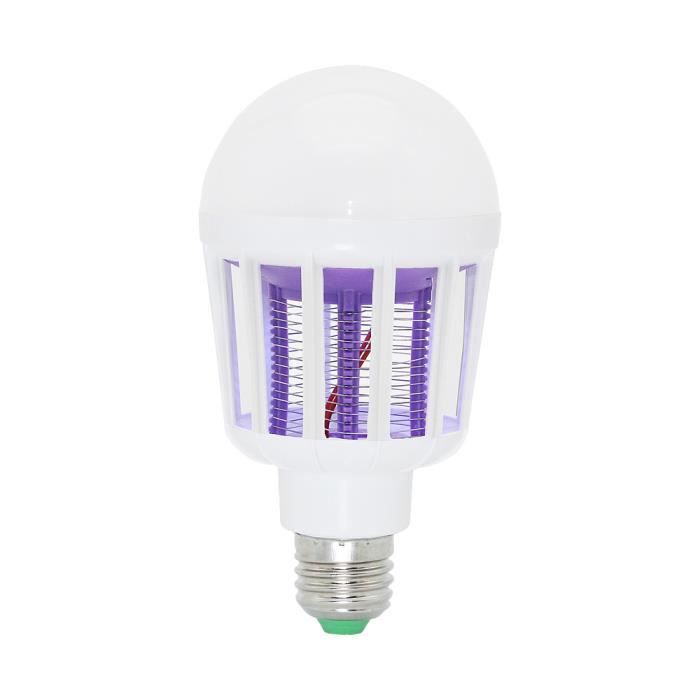 LAMPE ANTI-INSECTE,Mosquito Killer Lamp--Lampe anti moustiques LED E27 ...