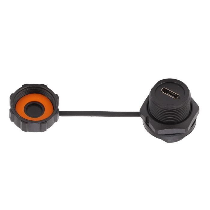 Connecteur USB étanche - ZJCHAO - E10MC-TF1-F - IP67 - Résistance à la ...