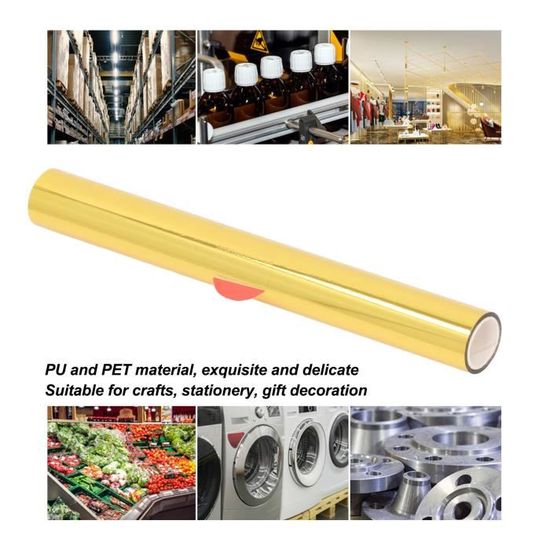 Feuille d'estampage à chaud - CIKONIELF - 5 rouleaux - 3 mètres - 15 cm ...