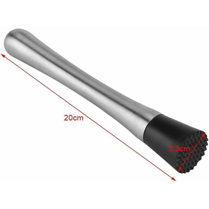 Pc Cocktail Pilon En Acier Inoxydable Bar Bâton Mojito Pilon Mixeur De ...