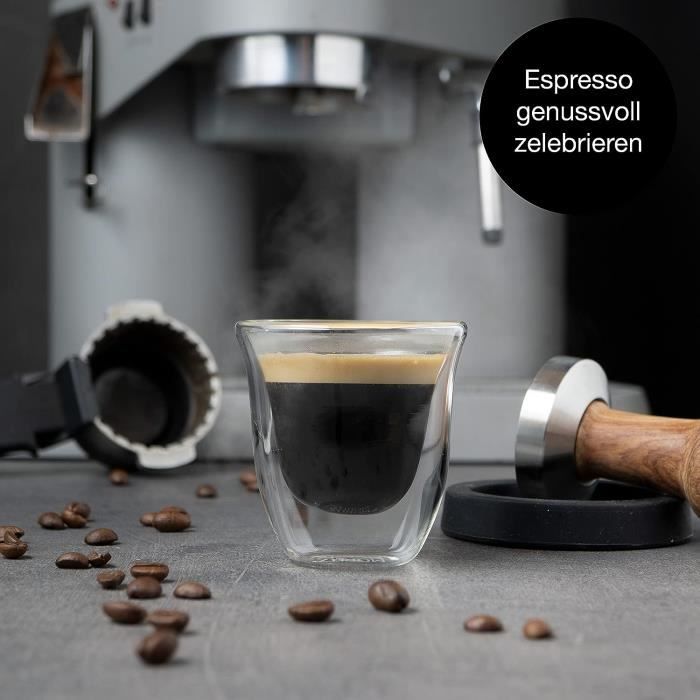 Barista Napoli 2 X Verres À Expresso Double Paroi 60 Ml - Tasses À ...
