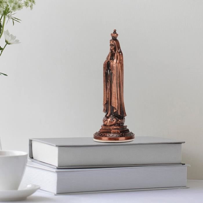 Mini Statue De Vierge, Sculpture De La Vierge Marie En Alliage De Zinc ...