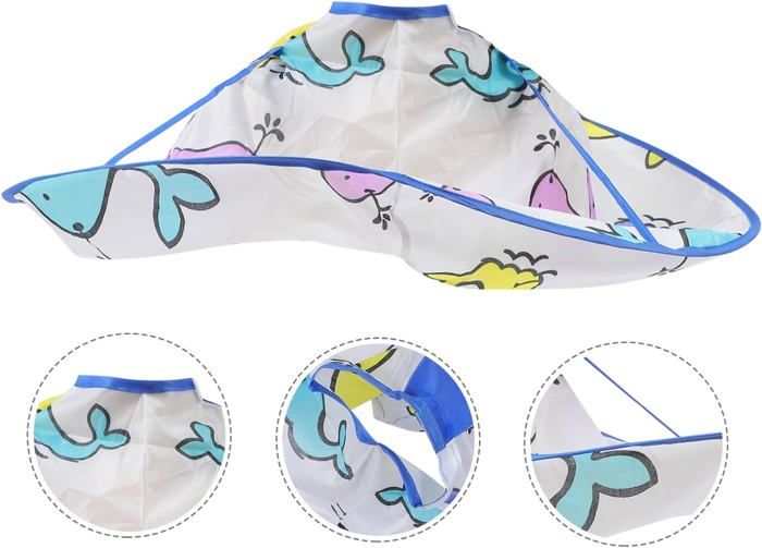 Chiffon De Barbier Pour Enfants Cape Parapluie Coupe- Pour Enfants ...