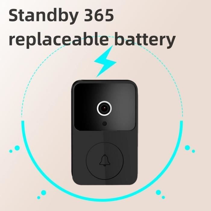 Sonnette vidéo intelligente, caméra de sonnette sans fil, interphone ...