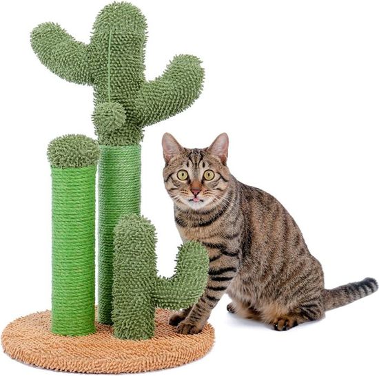 Arbre à chat créatif en forme de - 3 poteaux en 1 lot - Marron M - 32x53cm.[Z146] - Cdiscount ...