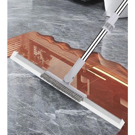 Balai Raclette Sol avec Long Manche, Raclette Sol Exterieur,Poussière ...