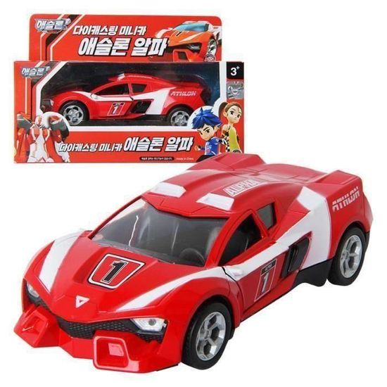 TOBOT Athlon alpha 1 RED Die-Cast mini car Korean Animation Children's ...