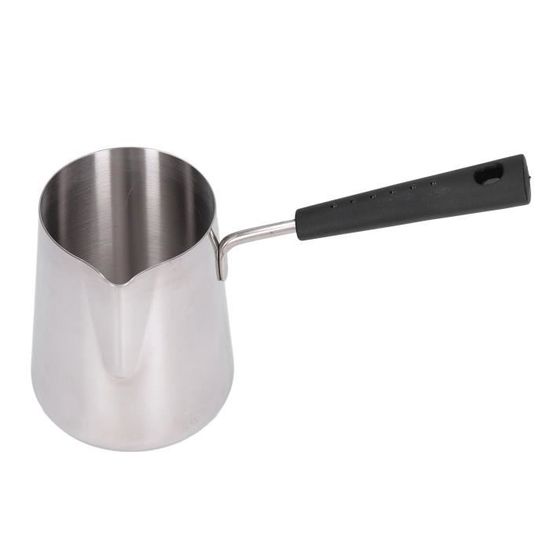 Fdit chauffe-lait Cafetière turque 600 ml en acier inoxydable Surface ...