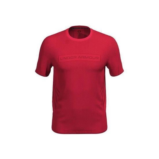 Maillot Under Armour à manches courtes sans coutures rush strength ...