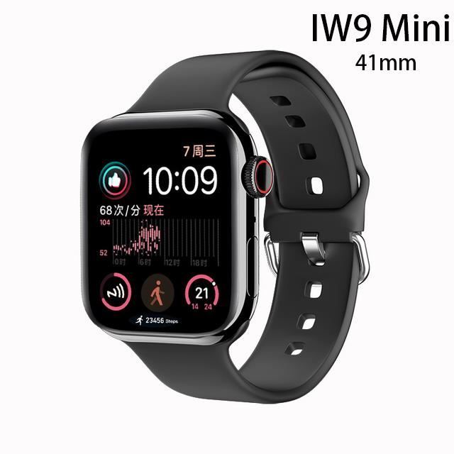 IW9 Mini-Noir-Avec boîte d'origine-Montre intelligente de sport étanche ...