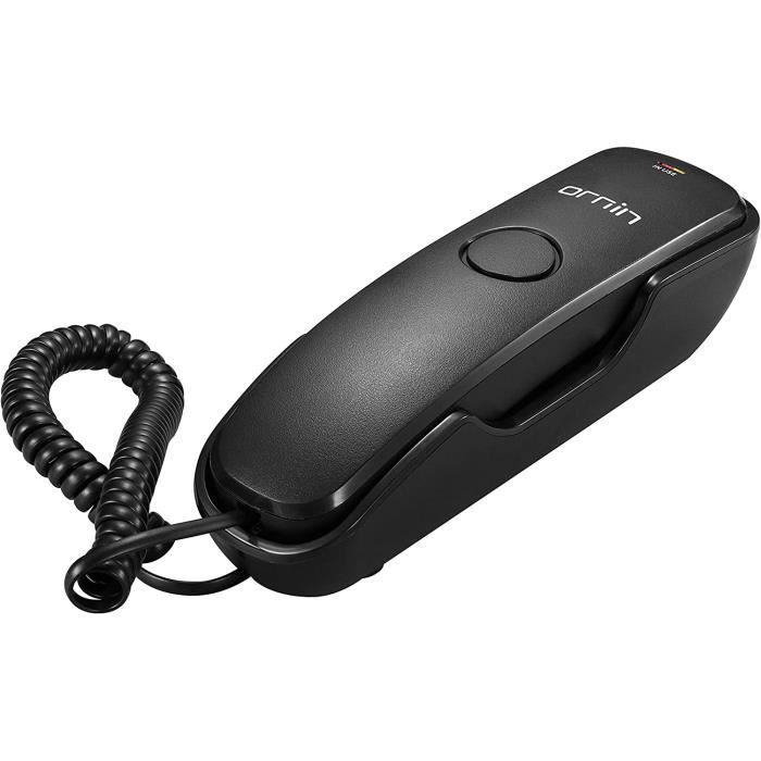 T102 Trimline Support Mural Pour Téléphone Filaire, Rappel Du Dernier Numéro, Muet, Mémoire One ...