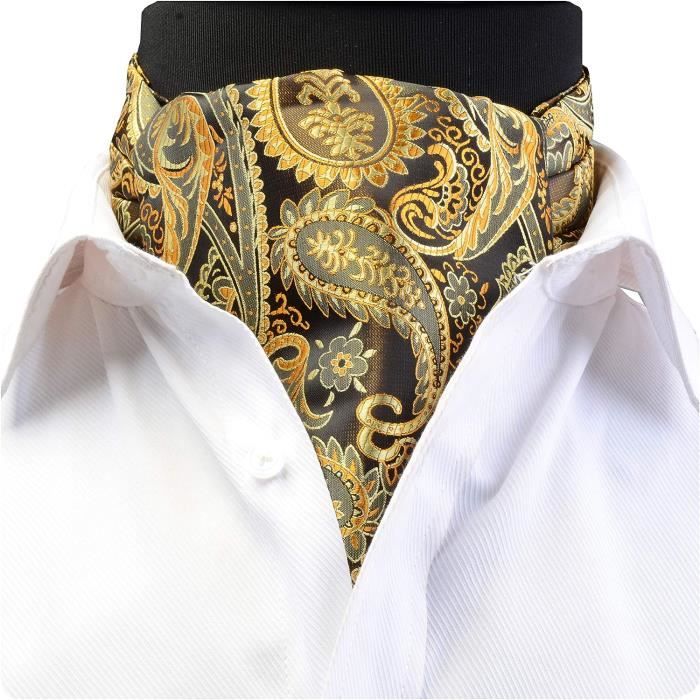 Cravat À Nouer Soi-Même Pour Homme Motif Cachemire Jacquard Tissé ...