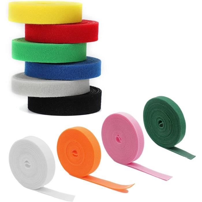 LIWI-Bande Agrippantes Adhésives,10 Rouleau Sangles De Câble,Ruban Auto ...
