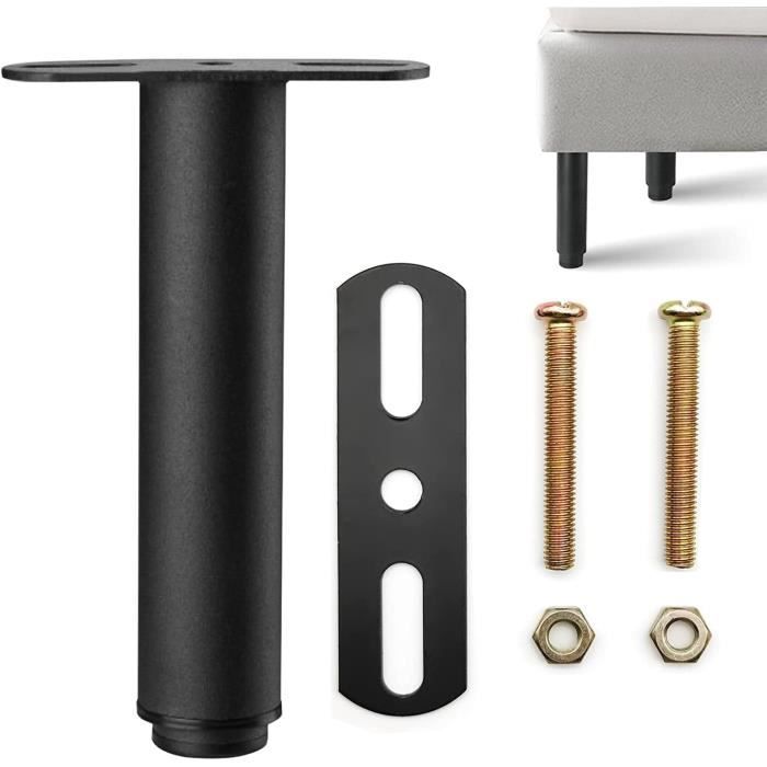 Pieds de support de lit, pieds de lit en métal, pieds réglables pour ...