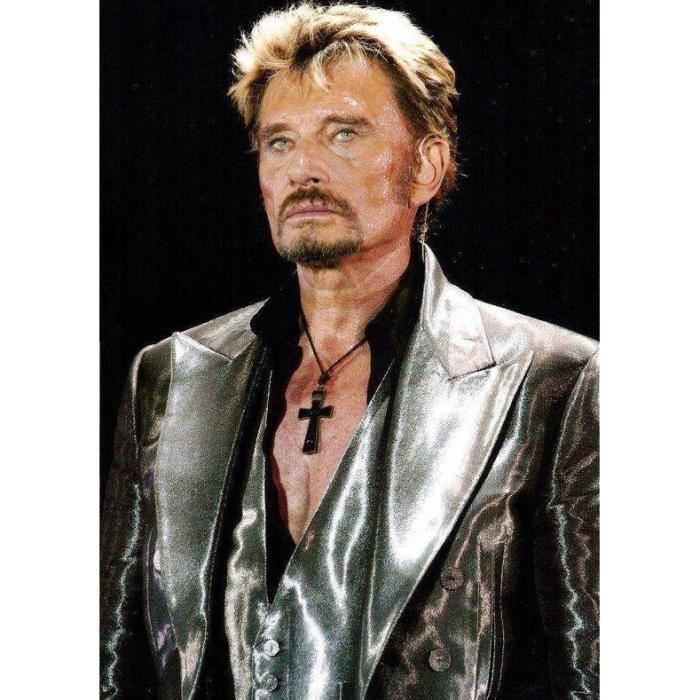 JKL-9 5D Peinture au diamant à la main MOSAÏQUE KIT JOHNNY HALLYDAY ...