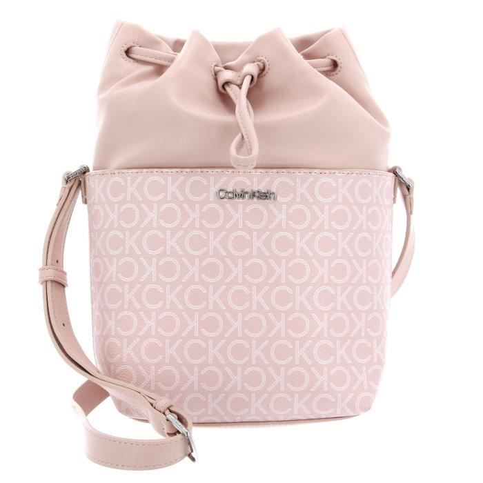 Calvin Klein CK Must Bucket Bag SM Mono Spring Rose Mono [166724] Rose ...