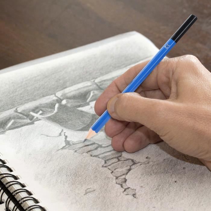 Ensemble d'outils de croquis Ensemble de crayons de charbon de bois ...