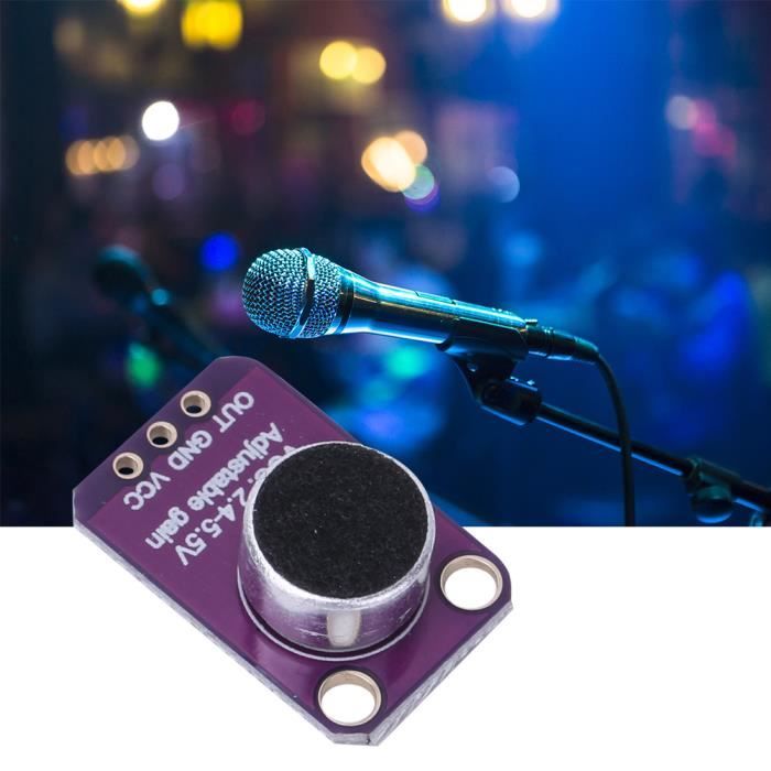 Module de capteur de son MAX4466 Module Amplificateur de Microphone ...