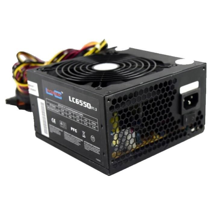 Alimentation PC LC-Power LC6550 V1.3 550W ATX Power Supply - Cdiscount ...