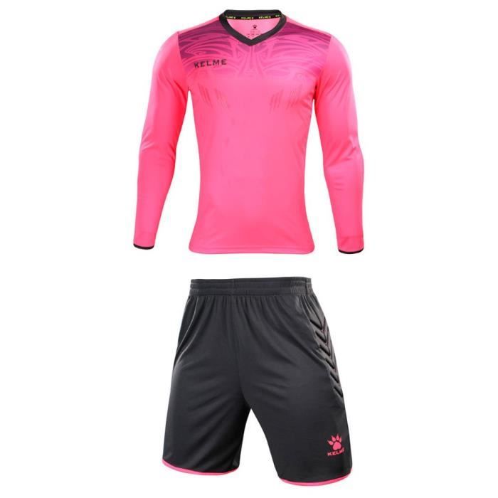 Ensemble Gardien de But - KELME - L-S Set - Fuchsia / Gris Foncé - 100% ...