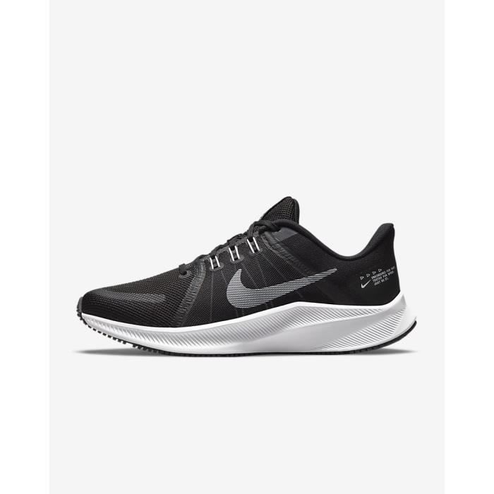 Baskets DA1105-002 Nikes Quest 4 Homme Chaussures de Sport Blanc Noir ...
