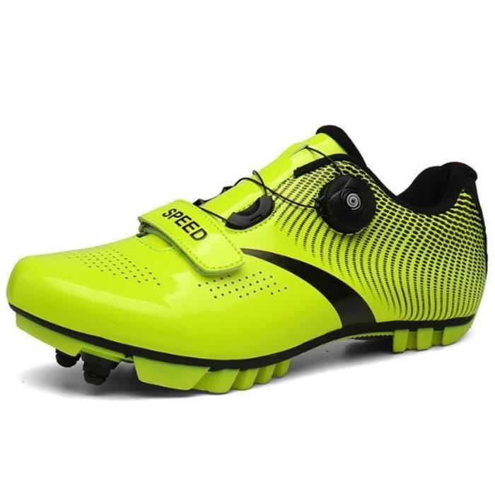 OOTDAY CHAUSSURES DE VELO DE ROUTE CHAUSSURES DE VTT Adulte Solide ...