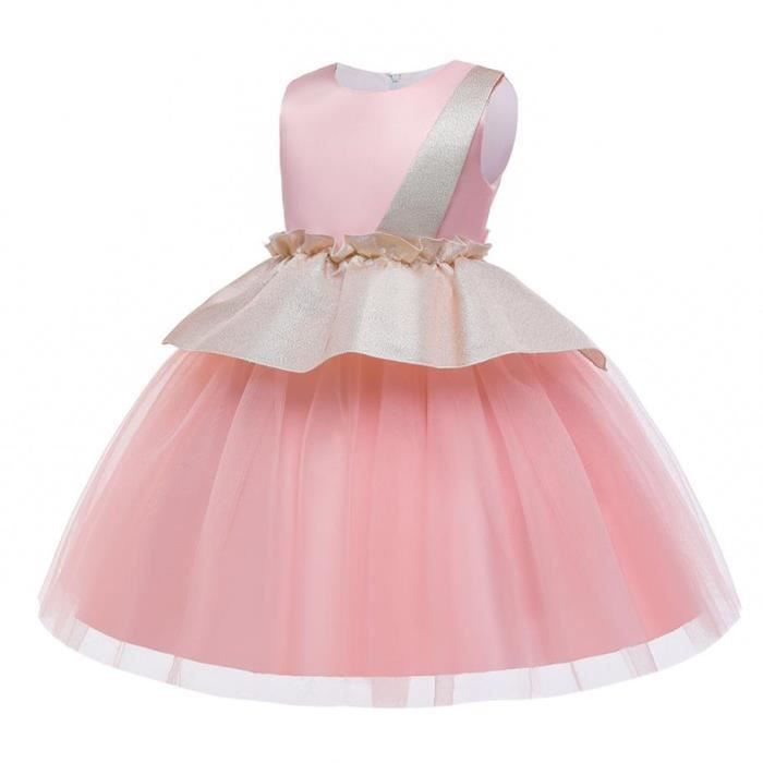 Robe Fille Enfants Robe de soirée de princesse pour enfant avec piano ...