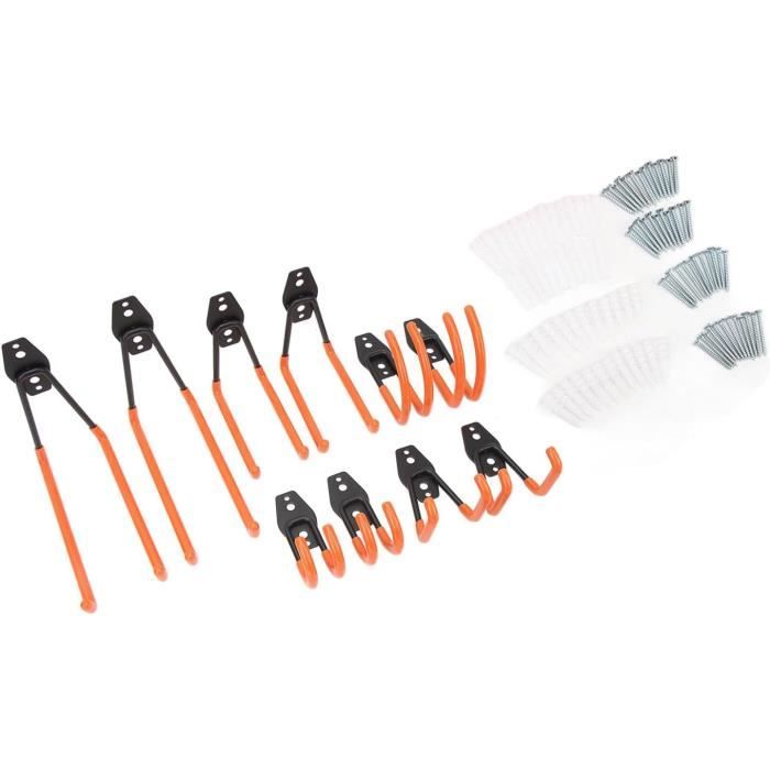 Crochets de Rangement de Garage, Crochets de Rangement de Garage en Métal de Type Mural pour ...